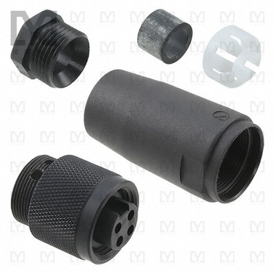 217KR11 NC032【CONN PLUG FMALE 4POS GOLD SCREW】