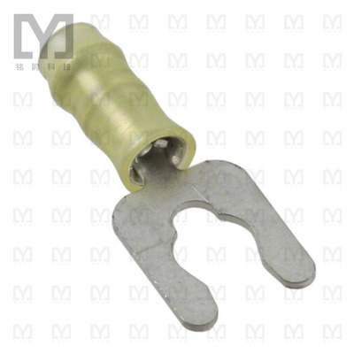 8-52924-1【CONN SPADE TERM 22-26AWG #6 YEL】