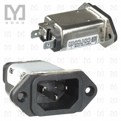 6609006-5【PWR ENT RCPT IEC320-C14 PANEL QC】