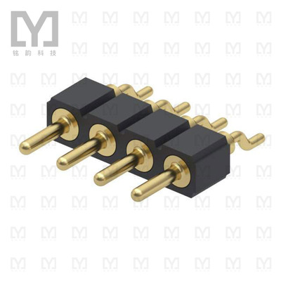 830-10-004-40-028000【CONN HEADER SMD R/A 4POS 2.54MM】