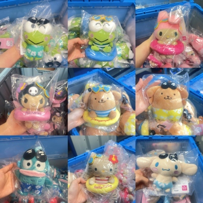 国现/补款！日本三丽鸥sanrio Avail夏威夷沙滩夏季泳圈KT挂件