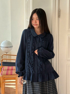 form韩国2026春季EXCUSE新款百搭宽松显瘦长袖衬衫