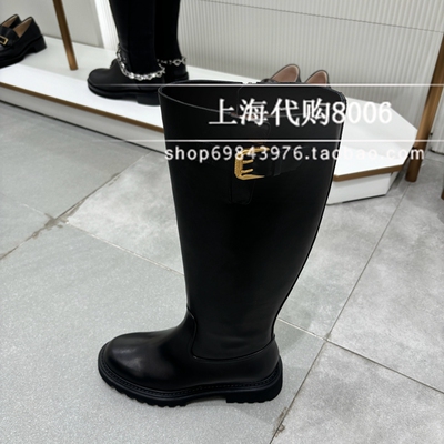 时装靴粗跟女靴莱尔斯丹欧美长靴