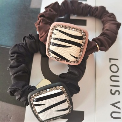 网红精致发圈水钻发绳ins头绳