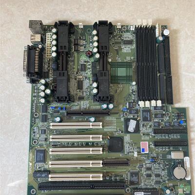 超微P6DBU SLOT1工作站BX440 主板 双CPU 奔三P3 ISA槽P6DBU