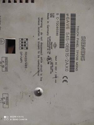 SIEMENS  TP170B主板6AV6 545-0BB15-2AX0拆机主板