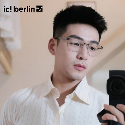 IC!BERLIN艾晰柏林方形眼镜架男