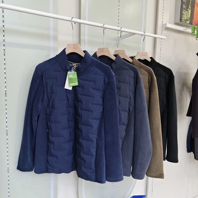 好彩羽绒绒外套536-1男士冬季新款保暖上衣防盗拉链口袋加绒加厚