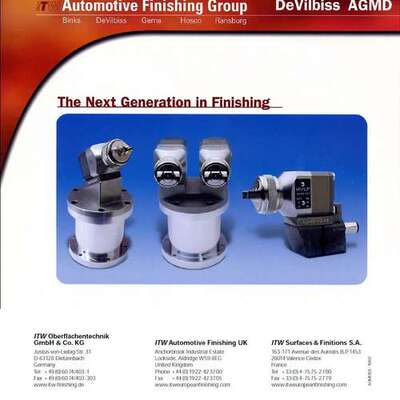 AGMD514 515机器人喷枪  机械手喷枪 汽车内外饰件自动喷涂