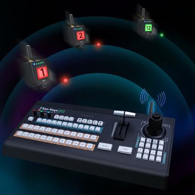 T4雷电导播切换面板HDMI雷电采集vMix导播切换无线Tally