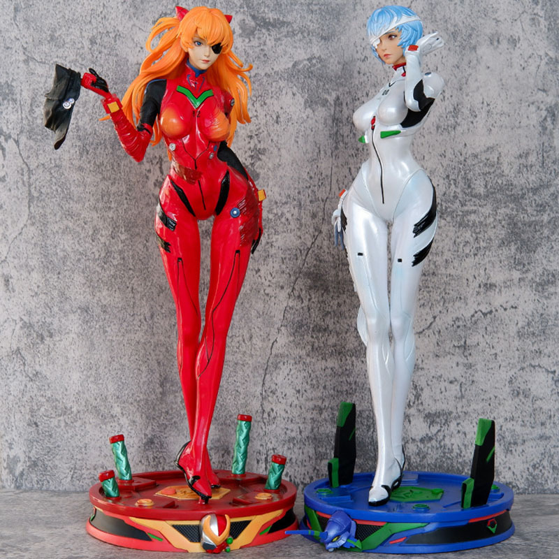 PPS明日香手办模型新世纪福音战士美女潮玩EVA雕像 GK摆件礼物_虎窝淘