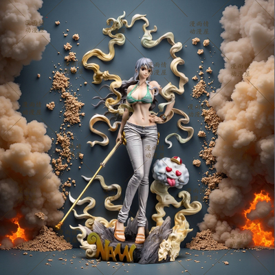 One Piece 动漫周边桌搭装饰摆件尼卡娜美手办二次元潮玩模型礼物