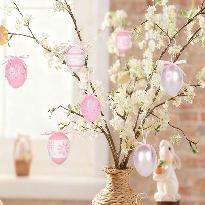 Easer Egg Decoraions, 30PCS Yellow Egg Bunny Easer e Hanging