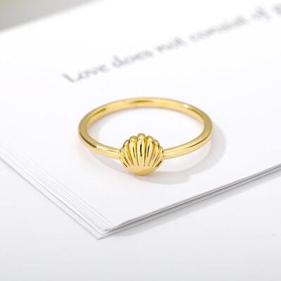 Shell Shape Crown Ring Engagement Wedding Rings For Women Gi
