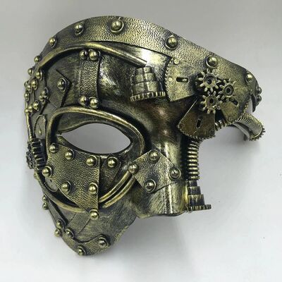 Steampunk  Phantom Masquerade Cosplay Medieval Retro Mask Ba