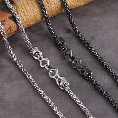New 304 Stainless Steel Byzantine Emperor Chain Necklace Men