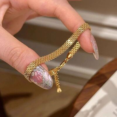 Sainless Seel Wach Srap Braceles Vinage Woven Srap Bracele f