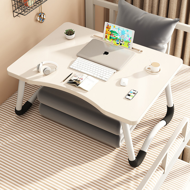 Foldable notebook student dormitory study table bed desk_虎窝淘