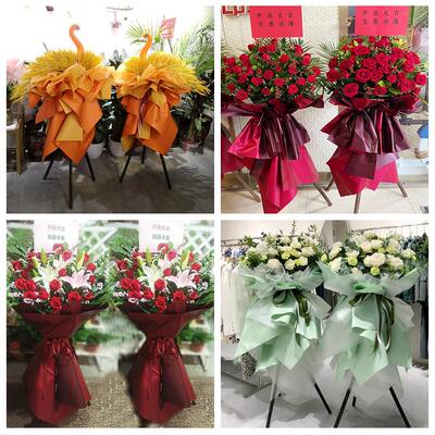 桂林市秀峰叠彩区象山七星区同城鲜花店新店开业配送大麦开业花篮