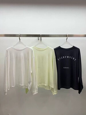 现货wearable现韩国东大门2026春季新款字母圆领短袖T恤女上衣