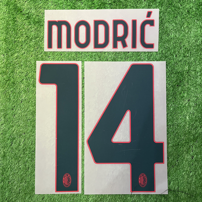 kitsbox正品25/26AC米兰二客莱奥亚沙里莫德里奇加比亚印字印号