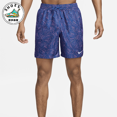 耐克男士弹性宽松沙滩短裤