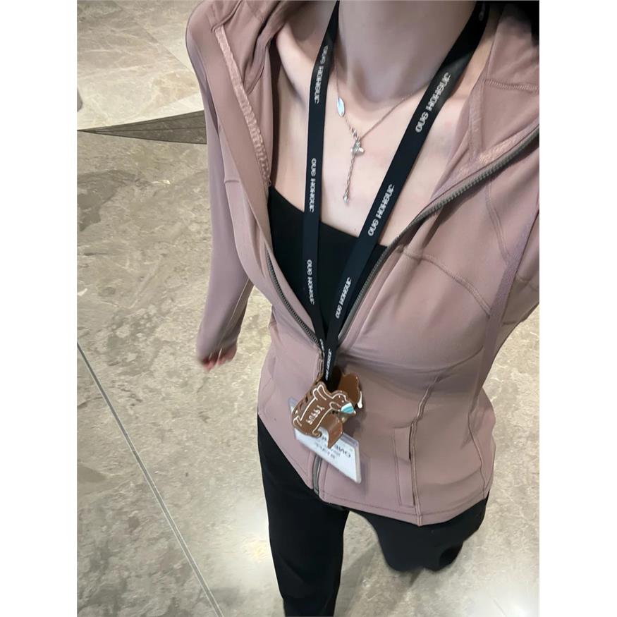 2026年春季新款瑜伽服女健身修身长袖立领防晒衣巨好看的显瘦外套
