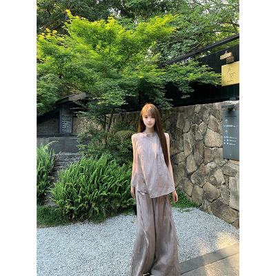 夏季高级感松弛风套装女