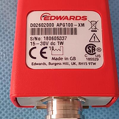 D02602000 APG100-XM 爱德华真空计 KF25接口 15-30V议价维修