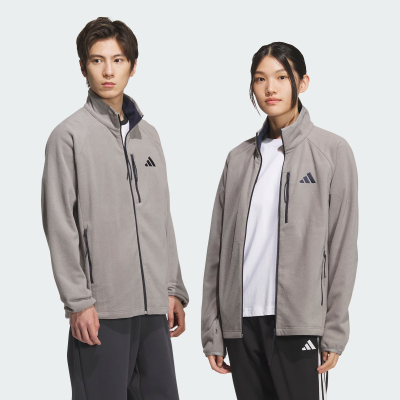 秋季新款抓绒运动休闲夹克外套