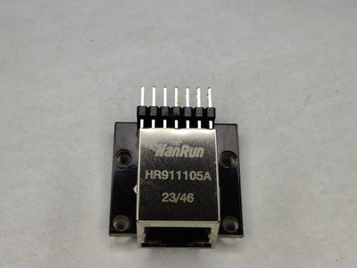 HR911105A百兆100M带网络变压器网口插座rj45连接器转接板全新