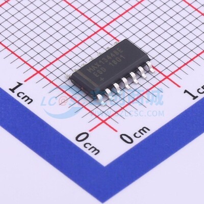 RS-485/RS-422芯片 MAX13448EESD+T SOIC-14 MAXIM/美信 原装正品