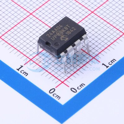 EEPROM 24AA04-I/P PDIP-8 MICROCHIP(美国微芯) 电子元器件配单