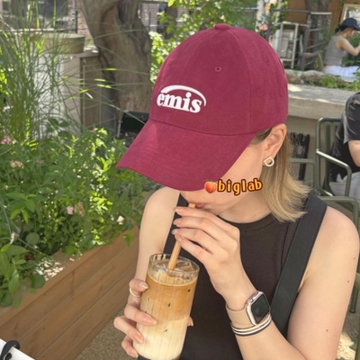 韩国正品emis设计师ins风棒球帽