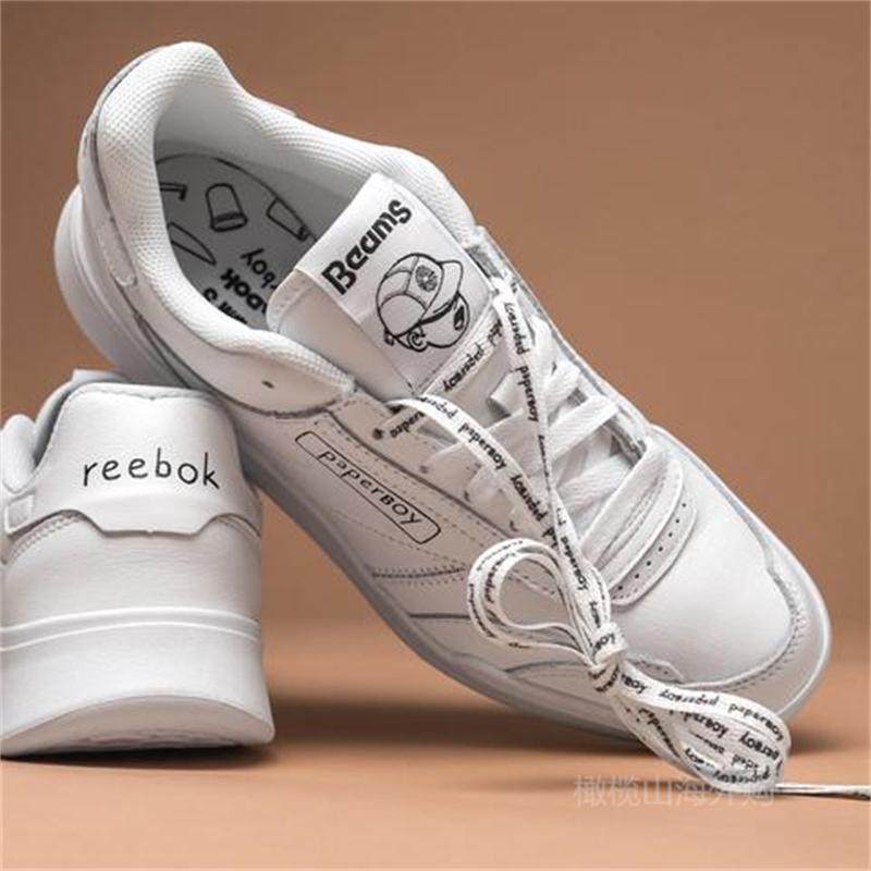 代购正品锐步Reebok x BEAMS x Paperboy三方联名经典休闲板鞋GW