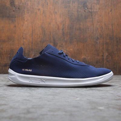 海外代购Puma/彪马男士板鞋透气轻便低帮深蓝色日常通勤街头潮流