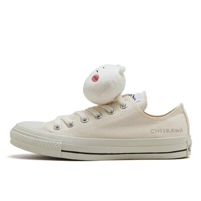 日本代购Converse/匡威男士板鞋可换挂件透气低帮米白日常通勤