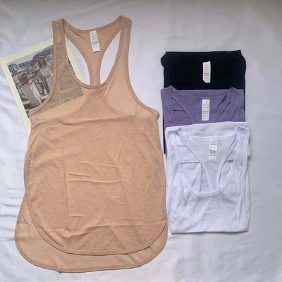 瑜伽无袖罩衫透气长款运动背心