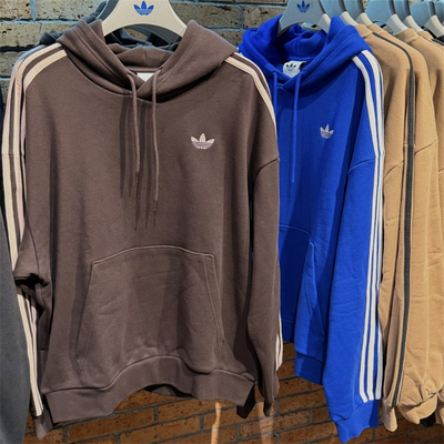 Adidas三叶草 运动休闲潮流宽松连帽卫衣 KG3901 KG3902 KG3903