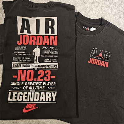 Nike耐克 Jordan AJ男子运动休闲潮流纪念印花宽松短袖T恤 IF3117