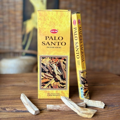 进口印度香HEM Palo Santo秘鲁圣木竹签线香冥想瑜伽家用室内熏香
