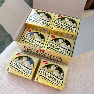 白玉兰花 MAGNOLIA 印度香塔香HEM正品锥香 “一股清香扑鼻而来”