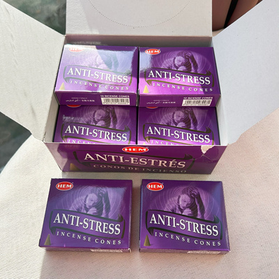减压放松香｜HEM正品印度进口塔香ANTI-STRESS 锥香香薰室内