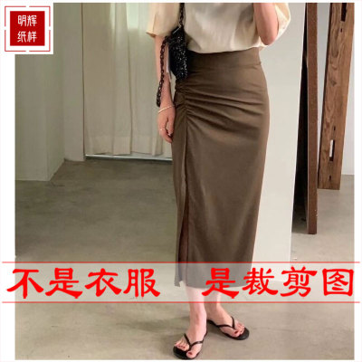 明辉纸样春夏DIY衣服样板时尚半裙缝纫牛皮纸设计裁剪图纸22034