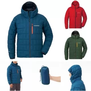 日本折扣 montbell IgnisGTX防水旅行保暖1000蓬羽绒5色男1101594