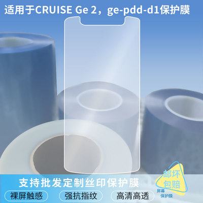 适用适用于东大集成小码哥CRUISE Ge 2，ge-pdd-d1屏幕贴膜软性钢化膜防蓝光膜磨砂膜高清防刮防指纹保护膜防