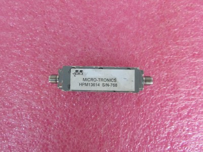 MICRO-TRONICS HPM13614 1.5-13GHz SMA射频微波同轴高通滤波器