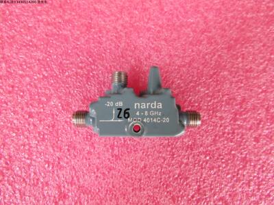 美国narda 4014C-20 4-8GHz 20dB SMA  射频微波同轴定向耦合器