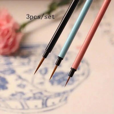 3pcs Color Ultra fine Line Drawing Pen, Painting Pen, Waterc