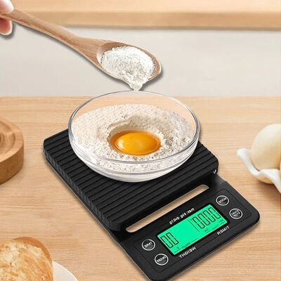 5/3kg LCD Kitchen Coffee Scale with Timing Digital Display T
